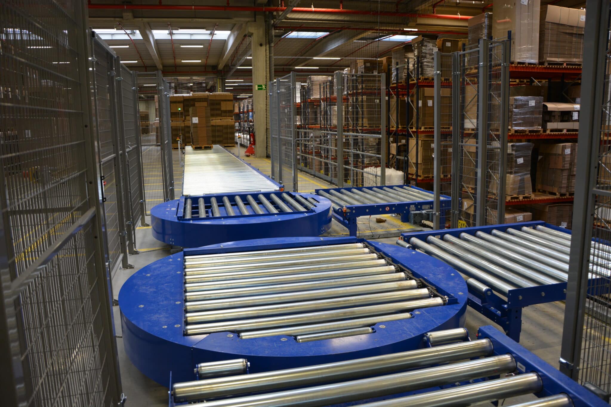 Roller conveyors for pallets and containers? Easy Systems
